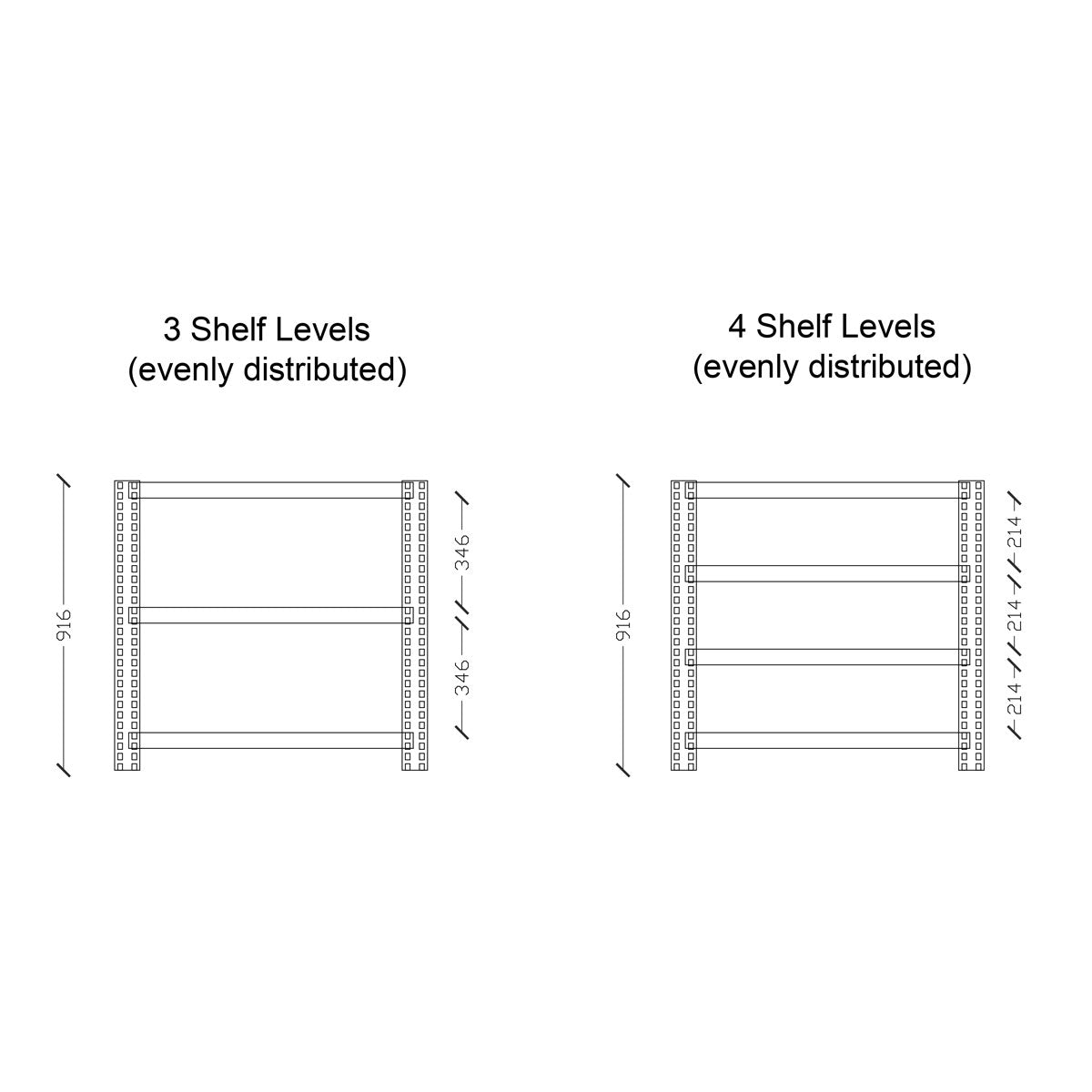 Boltless Storage Console, Low Rack, Short Rack - Silver – SIM WIN LIANG