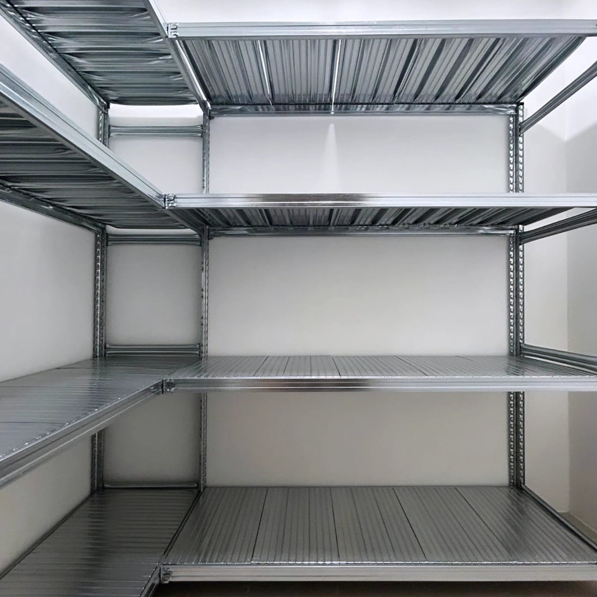 Boltless L-Shape Rack 4 Tiers for HDB Bomb Shelter and Storeroom – SIM ...